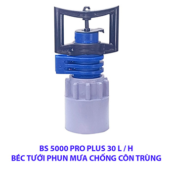 BS 5000 PRO PLUS 30 L / H Béc tưới phun mưa chống côn trùng có bù áp